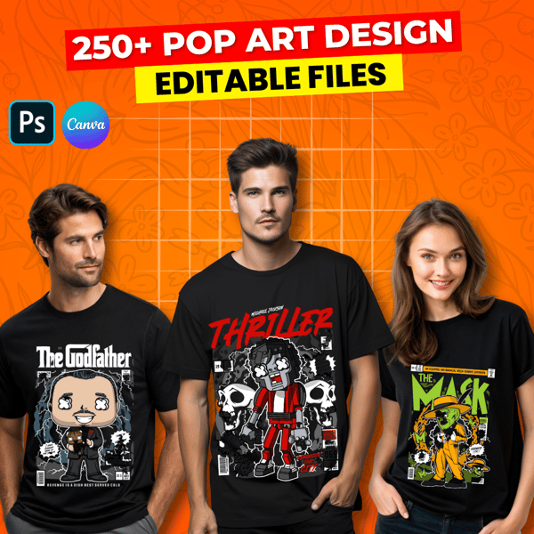 250+ Pop Art Design Bundle