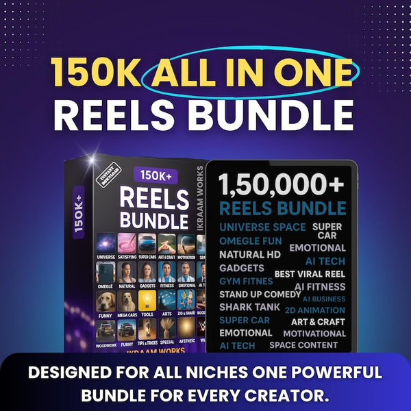 1,50,000+ Mega Reels Bundle 🔥
