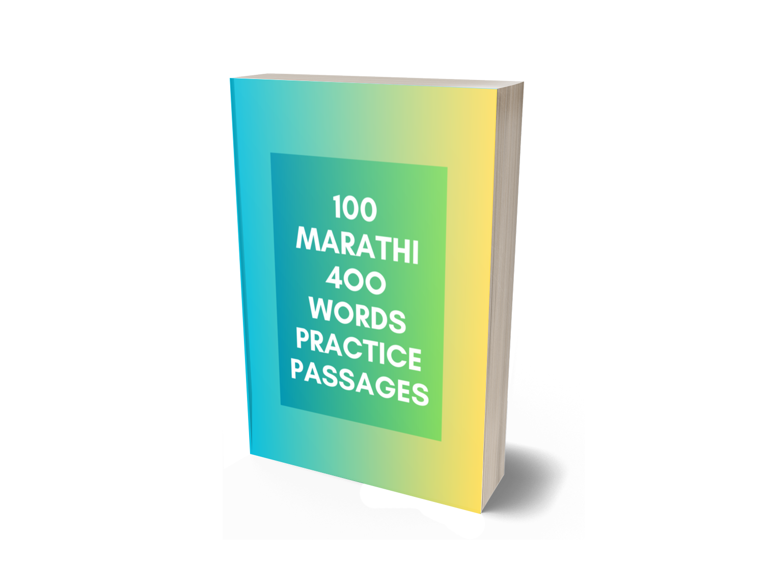 100 Marathi 400 Words Speed Passages for Practice