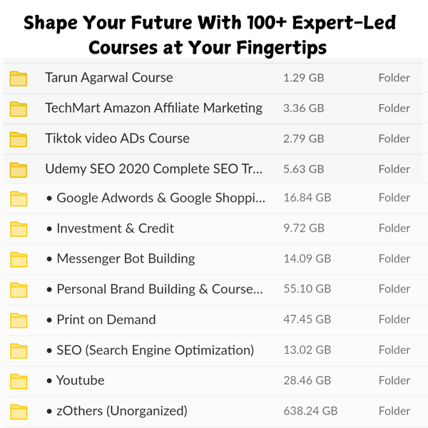 Your Next Step Starts Here: 100+ Courses, One Click Away!