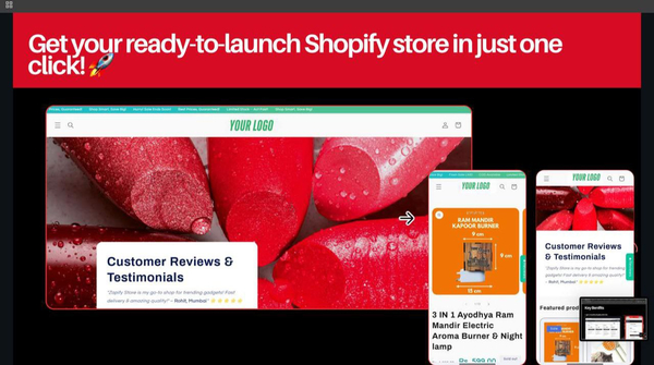 GET YOUR READY MADE STORE NOW