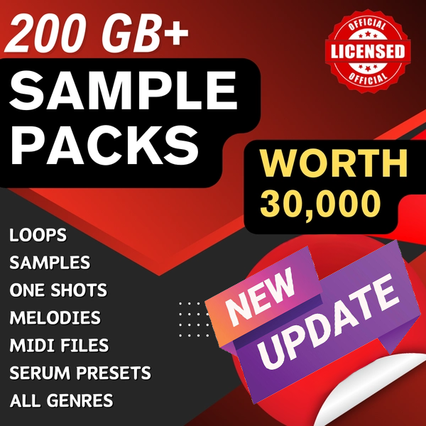 200gb+ Sample Packs