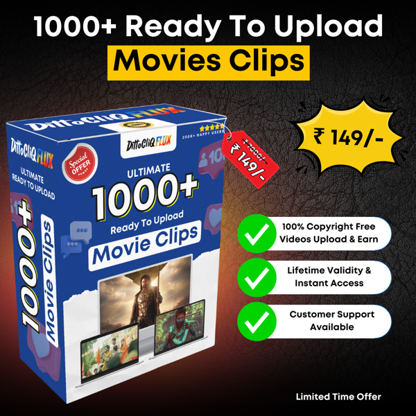 Ultimate 1000+ Ready to Upload Movies Clips Bundle