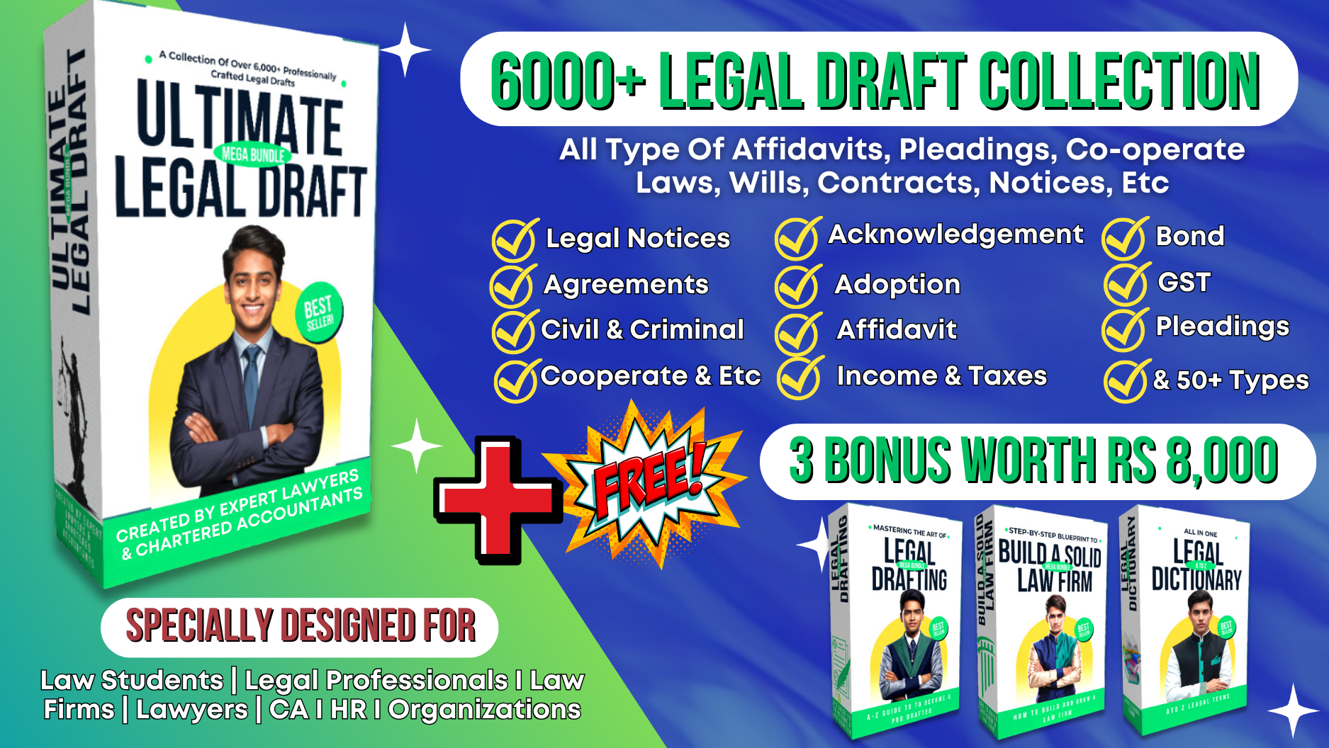 Ultimate Legal Draft Bundle: 6,000+ Essential Documents + 3 Free Bonuses