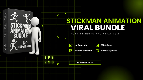 Stickman Animation Viral Bundle.(Most Trending And Viral Reel).