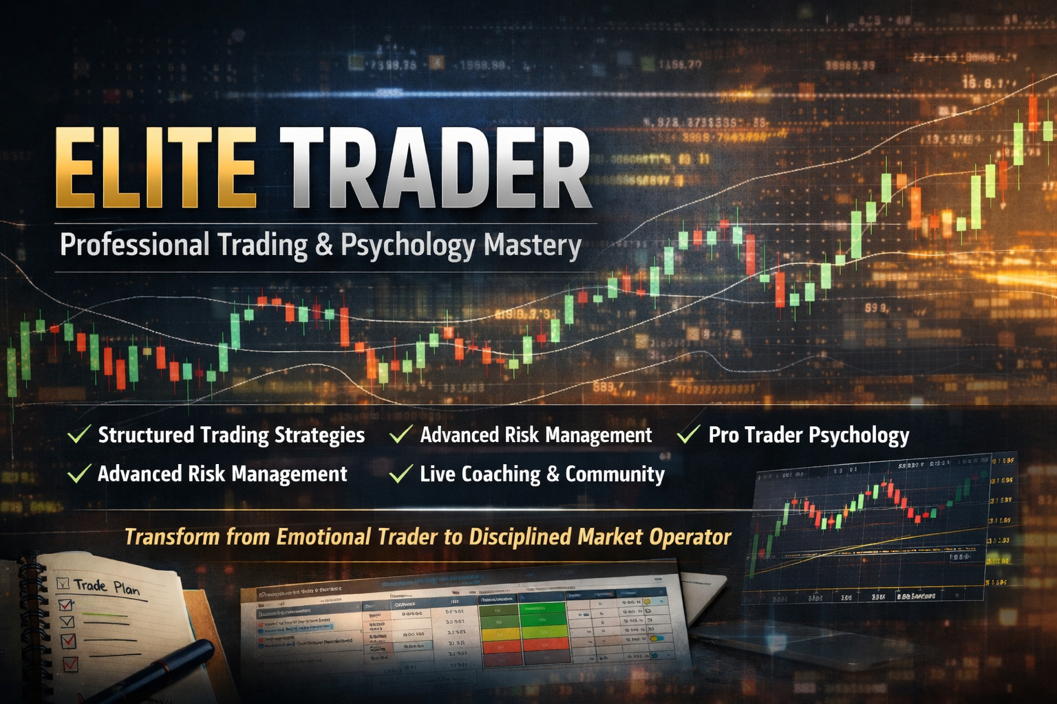 ELITE TRADER — Professional Trading & Psychology Mastery