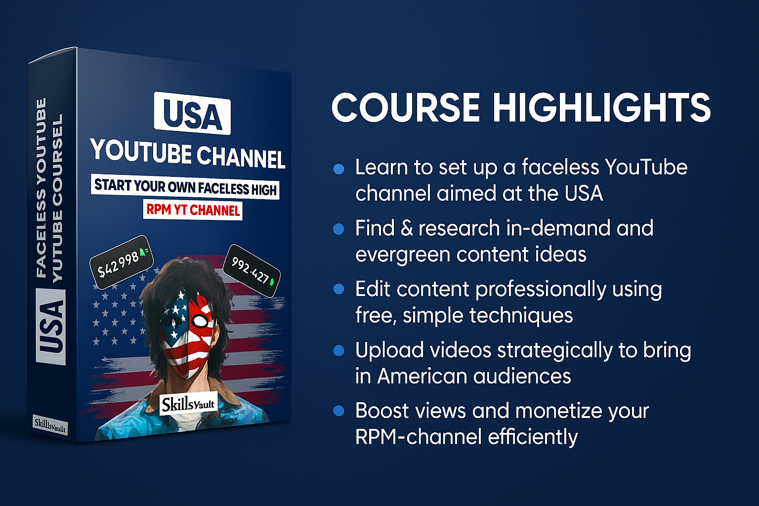USA Faceless YouTube Course