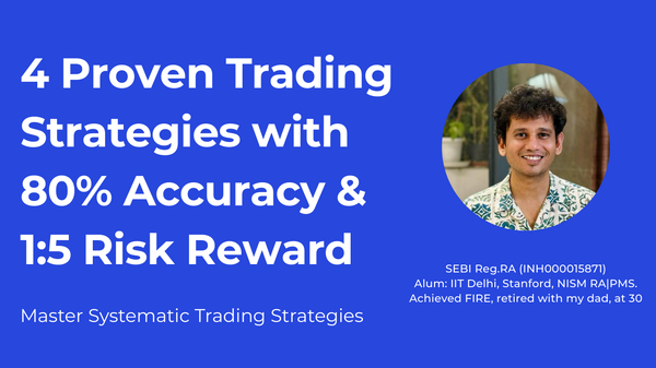4 Proven Trading Strategies with 80% Accuracy & 1:5 Risk Reward