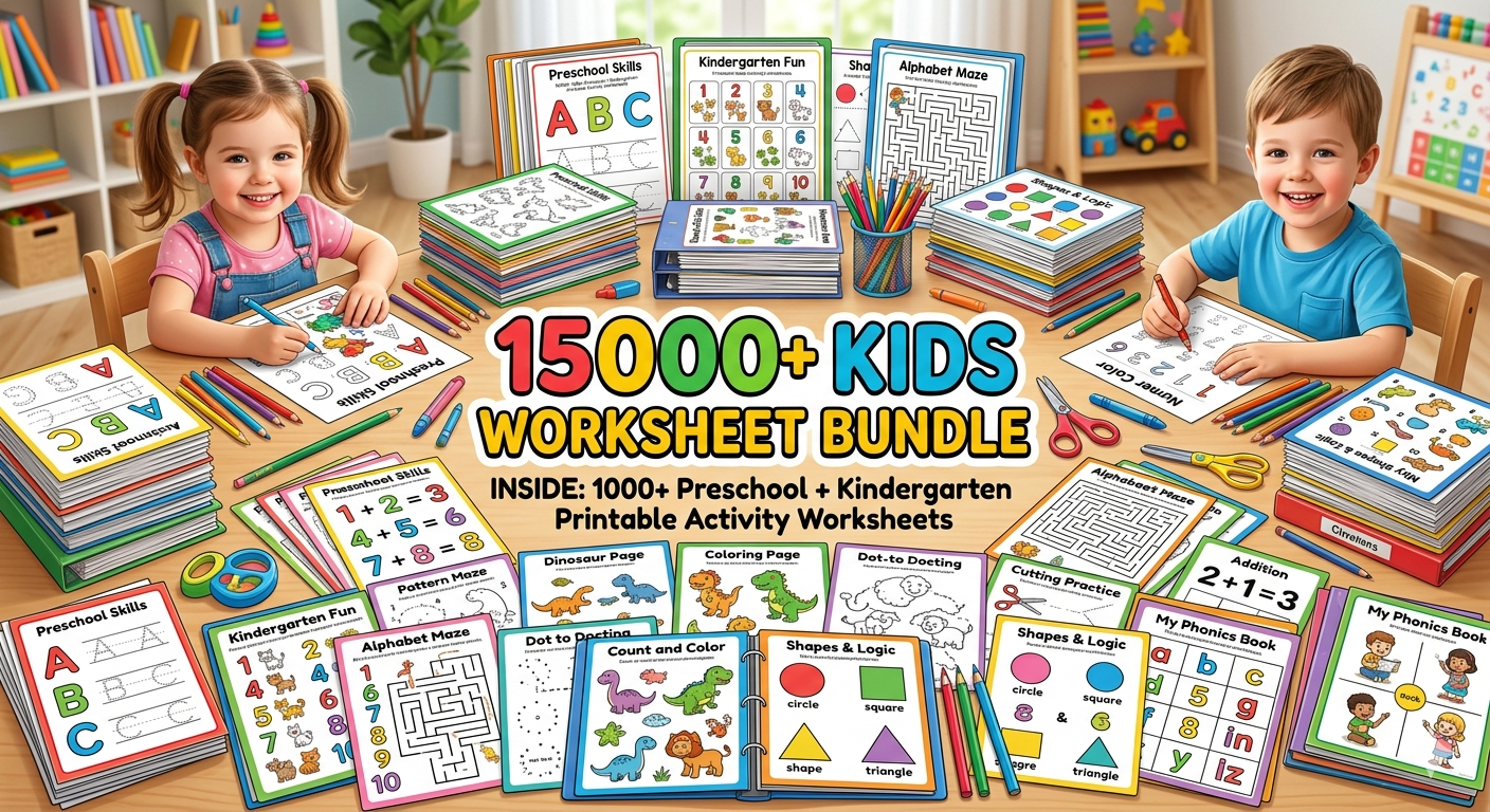 15,000+ Printable Activity Worksheets PDF