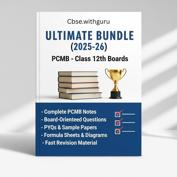 ULTIMATE BUNDLE (2025-26) PCMB CLASS 12