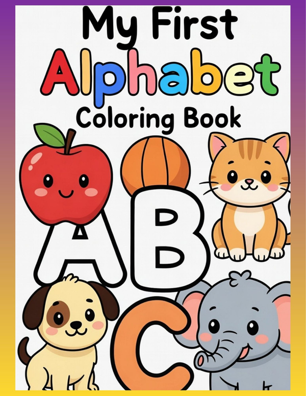 My First Alphabet Coloring Book