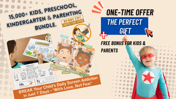 15,000+ Kids, Preschool, Kindergarten & Parenting BUNDLE