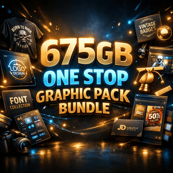 One Stop Solution Graphic Pack Bundle 675 GB PACK