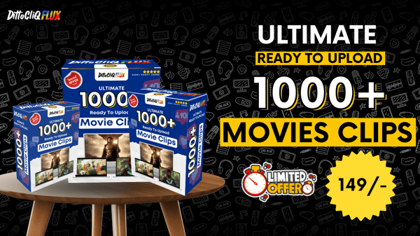 Ultimate 1000+ Ready to Upload Movies Clips Bundle