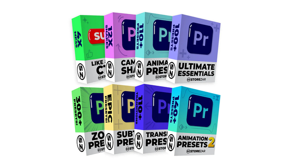 Premiere Pro Ultimate Preset Bundle | 9 Premium Packs (1000+ Presets)