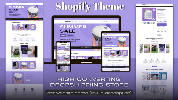 Shopify Store Templates with High Converting Product Page