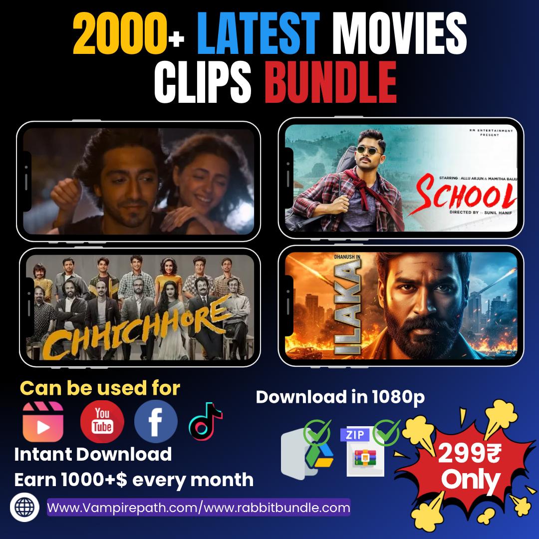 2000+ Facebook Movie Clips Bundle