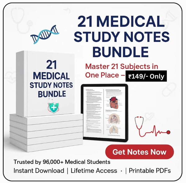 21 MEDICAL NOTES BUNDLE