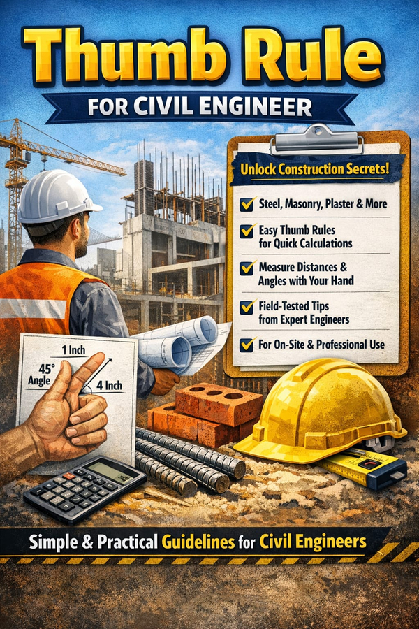 Thumb Rule For Civil Engineer - Limited Time Offer 99 Rs Only