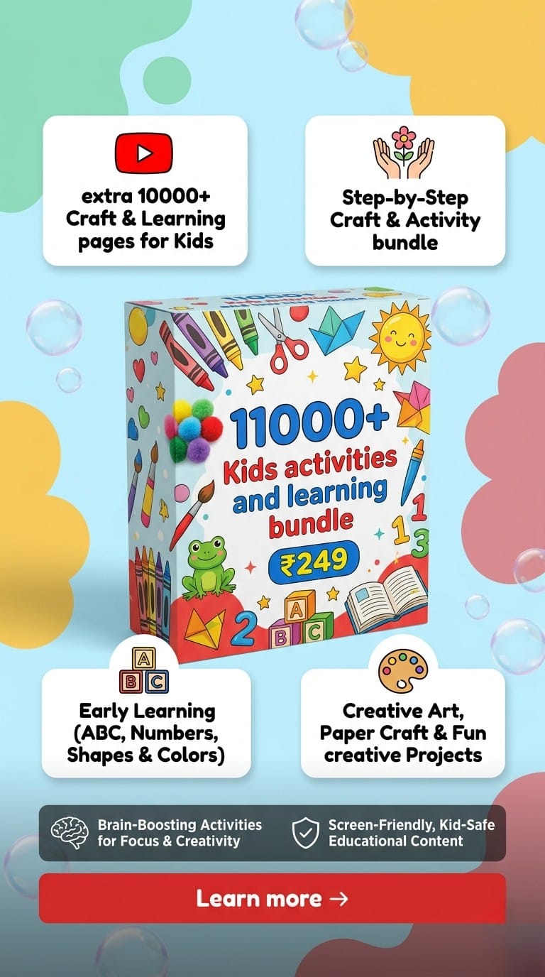 11000+ kids worksheets and learning bundle