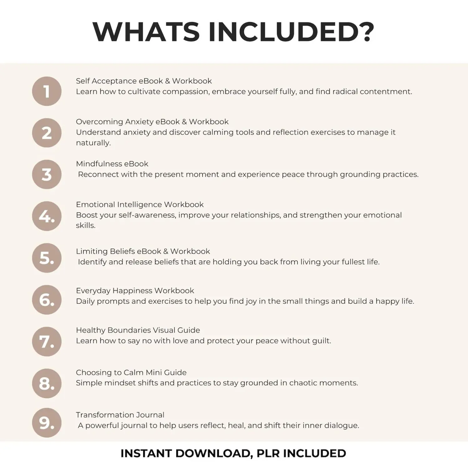 9-in-1, Done For You MENTAL WELLNESS & SELF CARE BUNDLE! + Bonuses