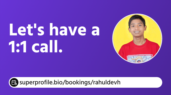 Book a 1:1 session with Rahul devh
