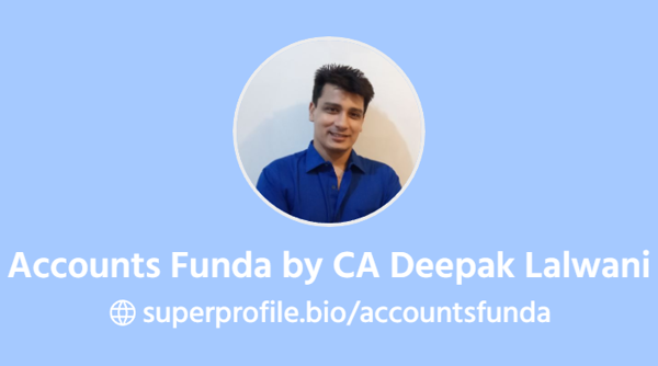 Accounts Funda by CA Deepak Lalwani | SuperProfile