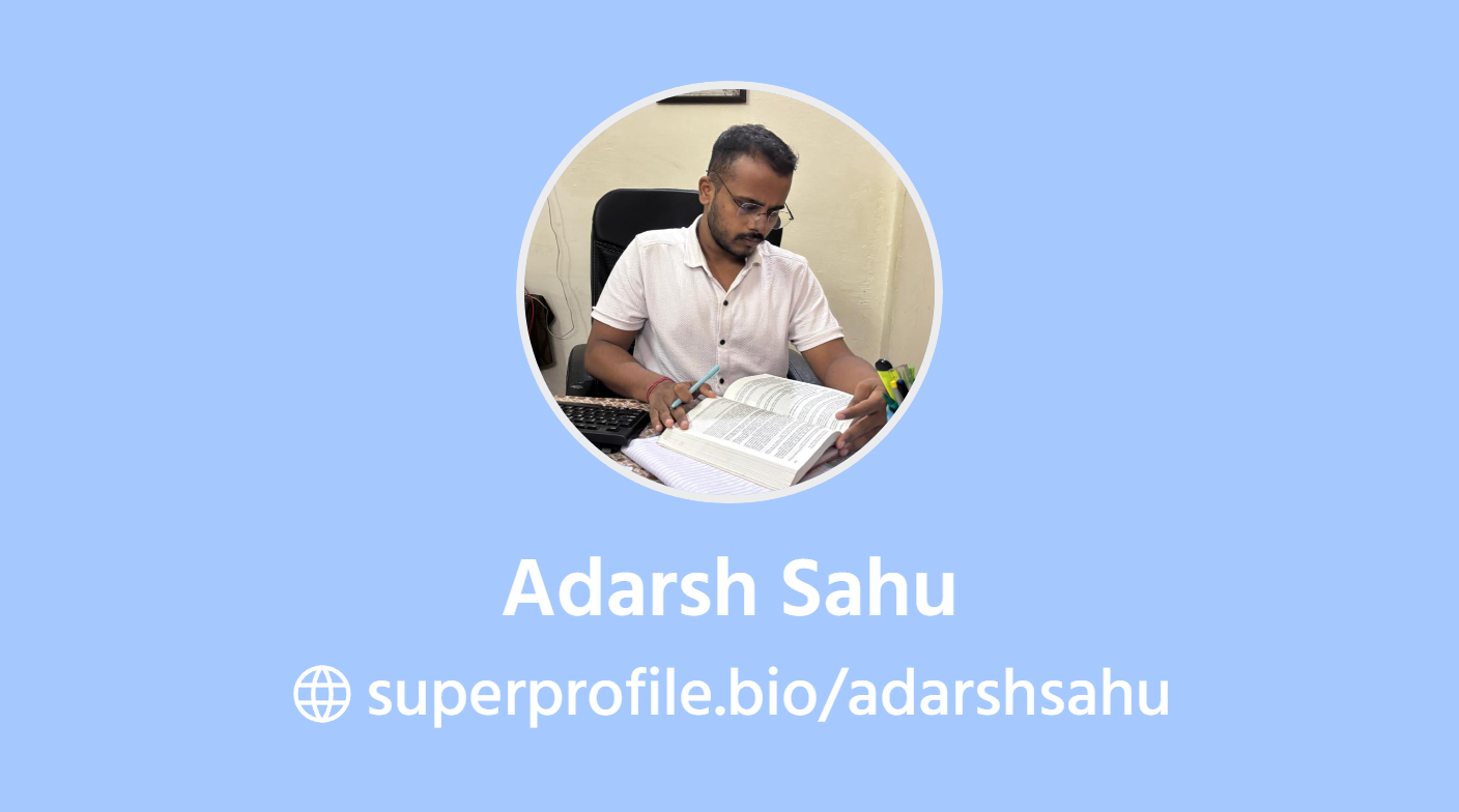 Adarsh Sahu | SuperProfile